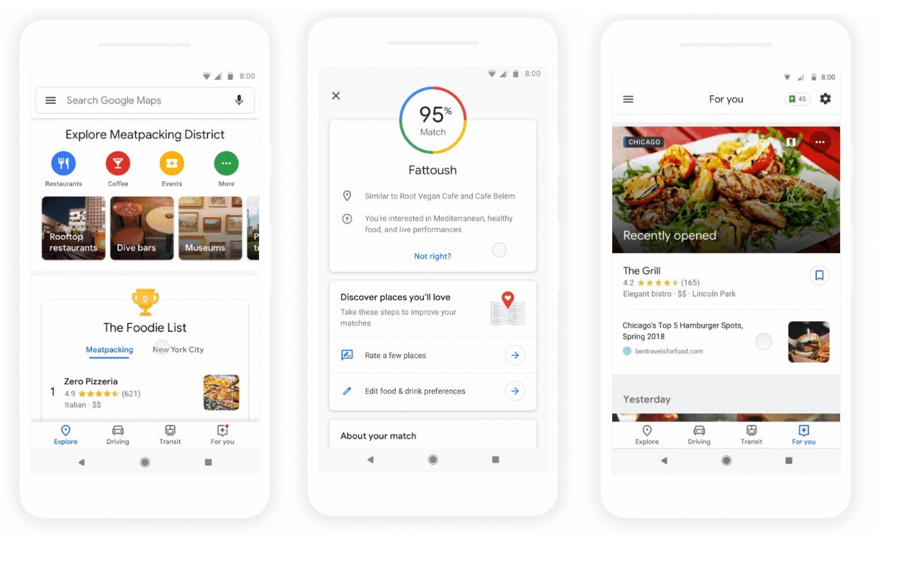 Google Maps Redesigned With A New Explore Tab