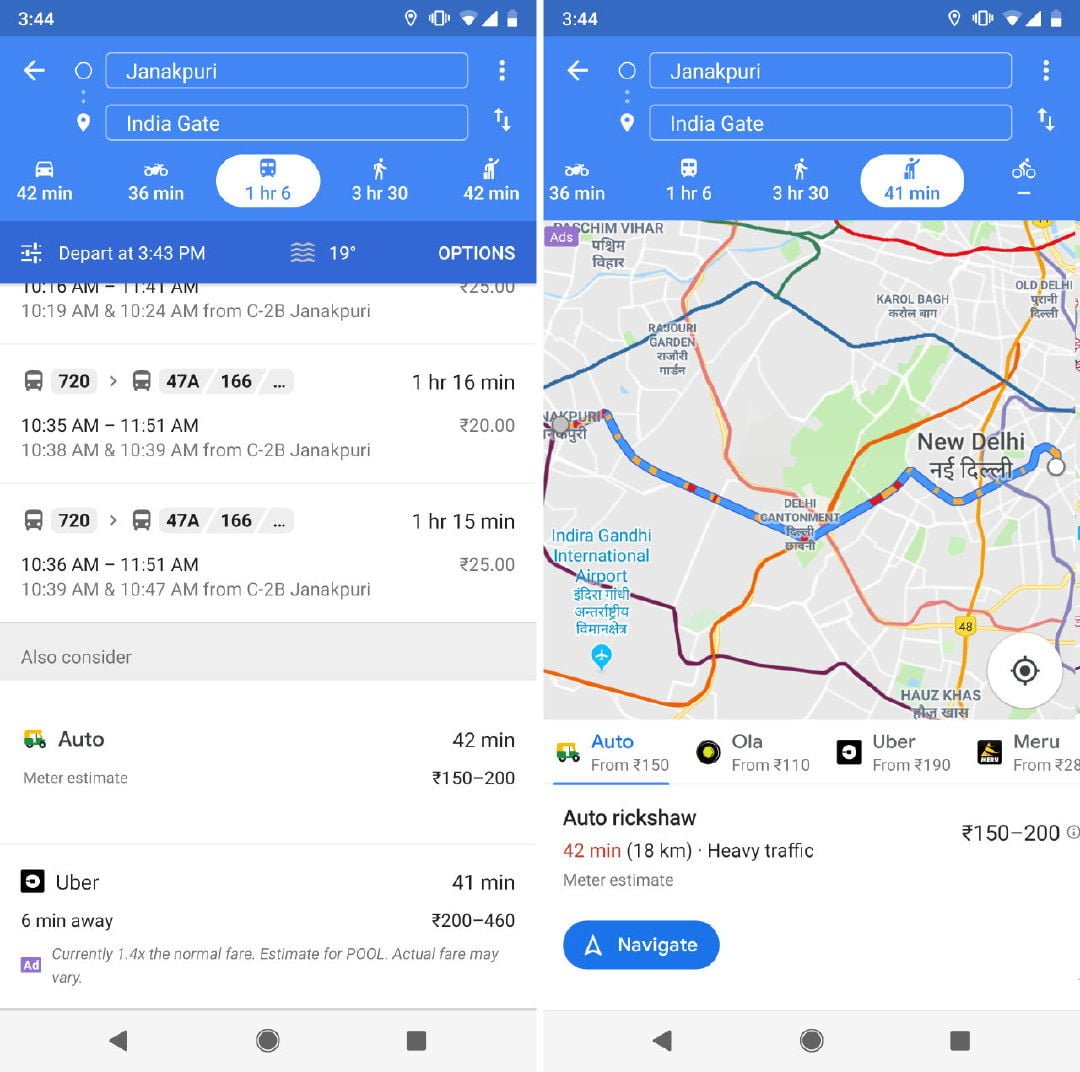 Now You Can Plan An Auto Rickshaw Ride Using Google Maps